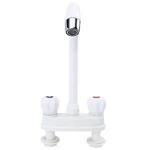 Faucets Sink Plastic Handle: Tap with Bath for Mixer Side Head Handle Bathroom - Home Sinks Spout Basin Practical Faucet Nozzle Double Lavatory Kitchen Sprayer Swivel