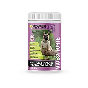 K9 Power Digest Forte for Dogs 1lb – Digestive Support - Enhances Nutrient Absorption - Balances Gut Flora - Eases Discomfort & Boosts Immunity