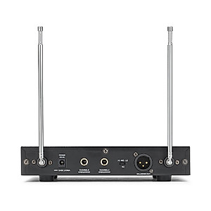 Samson Stage 200 Dual-Channel Handheld VHF Wireless System with Two Q6 Dynamic Microphones (Group A)