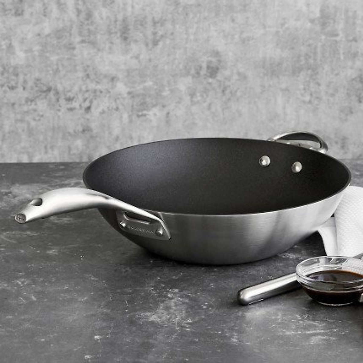 Scanpan CS+ Wok, 12.5" , Silver