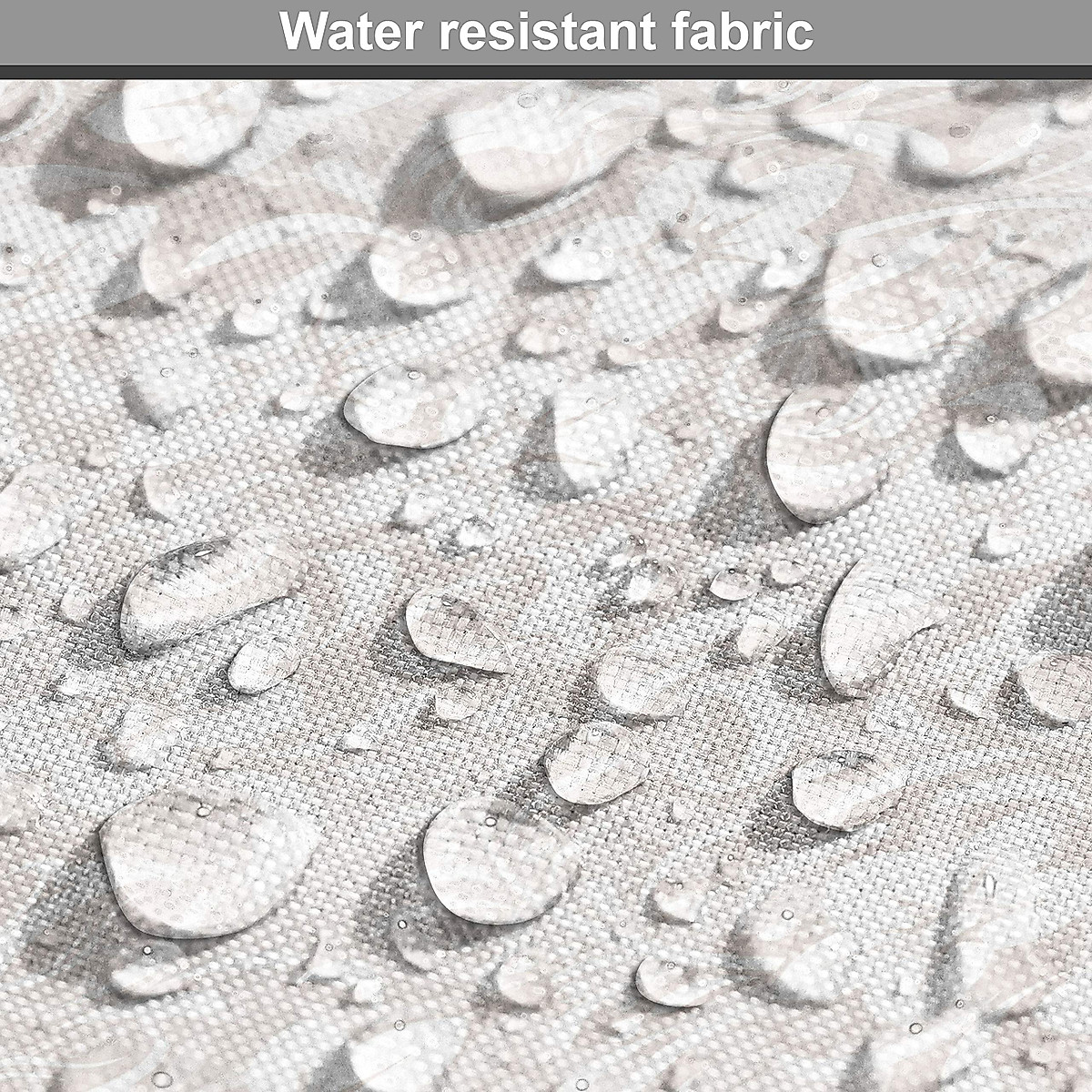 Ambesonne Ivory Fabric by The Yard, Floral Pattern Spring Season Blossoms Branches Leaf Beauty Field Ornamental Design, Decorative Fabric for Upholstery and Home Accents, 1 Yard, Beige White