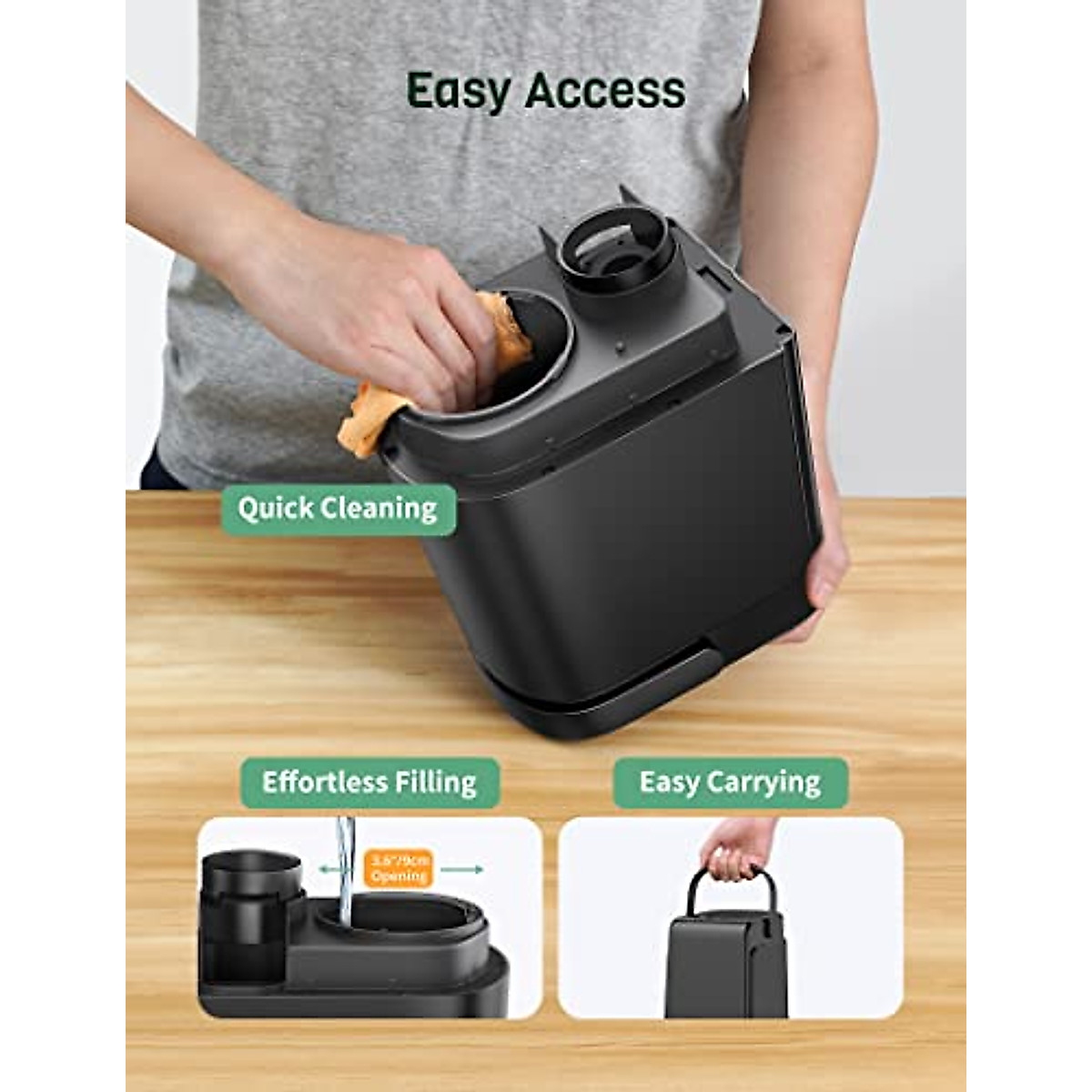 4L Quiet Humidifiers for Large Room,Ultrasonic Cool Mist Humidifiers with Humidistat,Plants humidifier indoor,Easy Use,LED Display,Sleep Mode,Large Room Humidifiers for Bedroom/Home/Office/Living Room