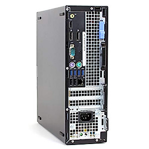 Dell Optiplex 7040 Small Form Desktop, Intel Quad Core i7 6700 3.4Ghz, 64GB DDR4, 1TB NVMe PCIe M.2 SSD, HDMI, Windows 10 (Renewed)