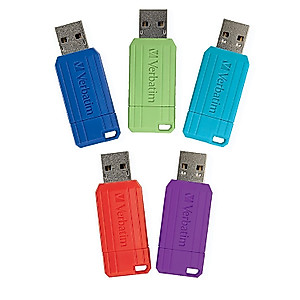 Verbatim 1913050 Verbatim PinStripe 8GB USB 2.0 Flash Drive