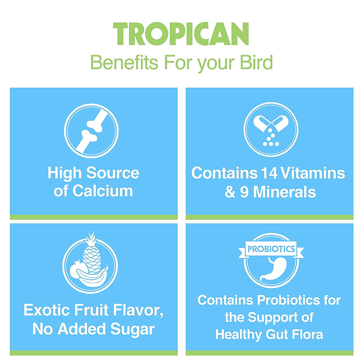 HARI Prime Parrot Vitamin, Mineral and Amino Acid Supplement for Seed Eating Birds, 11.3oz