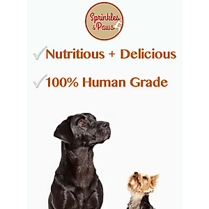 Sprinkles & Paws Liver and Veggies Dog Food Topper | Healthy Powder Form | Helps with Eating, Add to Food or Kibble or as Treat | Meal Mixer with Beef Flavour, Rich in Vitamins and nutrients