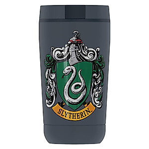 THERMOS Harry Potter Slytherin House Crest, GUARDIAN COLLECTION Stainless Steel Travel Tumbler, Vacuum insulated & Double Wall, 12oz