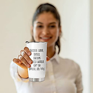 CHICKOR Gifts for Women - Unique Gift idea for Boss Lady, Her, Mom, Coworker, Manager, Teacher, Boss - 20 Oz Chaos Coordinator Tumbler With Straw - Birthday Gifts for Women, Officer, Wedding Planner