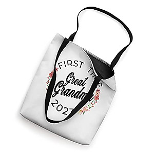 First Time Great Grandma 2023 Pregnancy Announcement Tote Bag