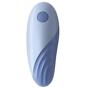 RSLBRP Electric Can Opener: One Touch - No Sharp Edge, Food-Safe and Battery Operated Can Opener (Blue)