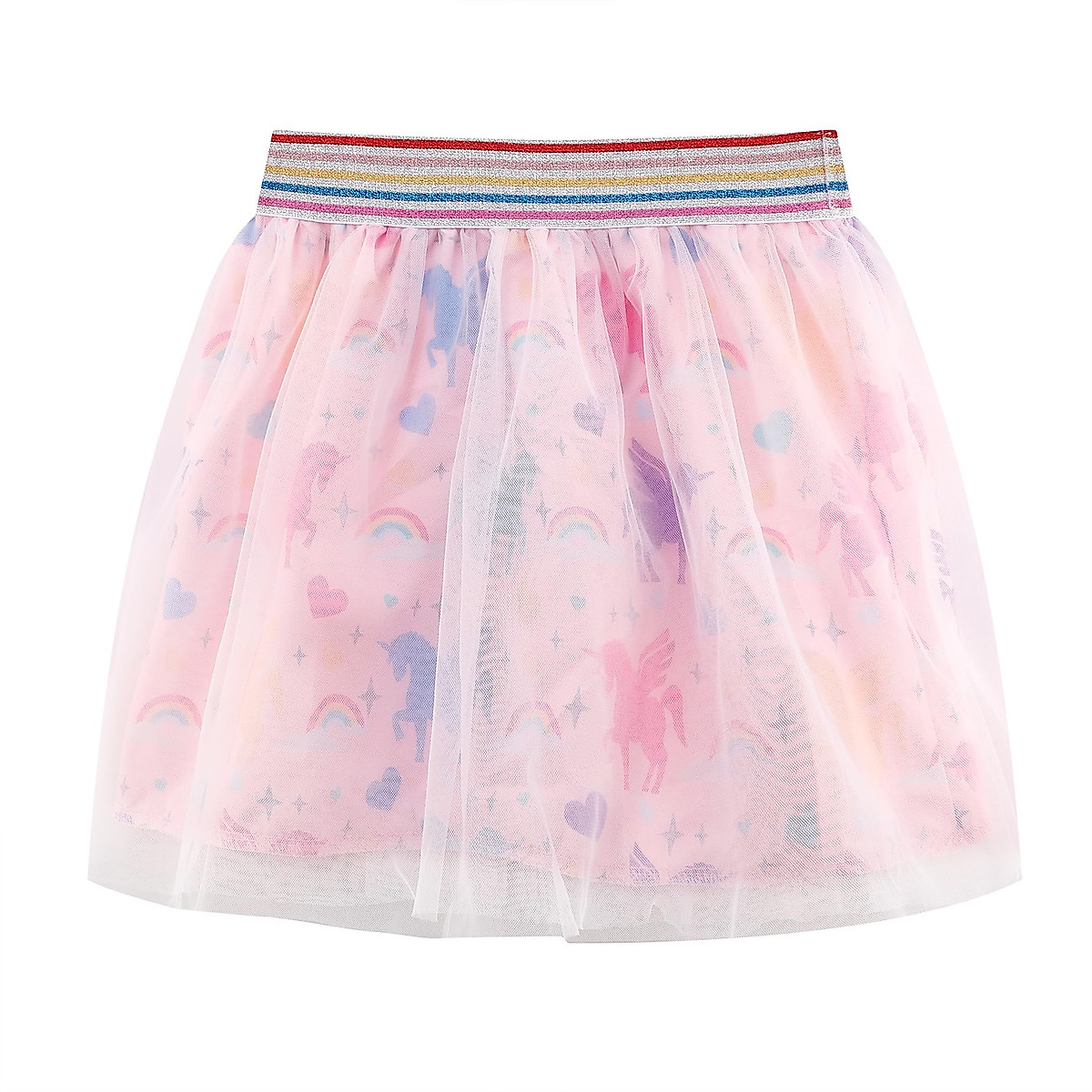 Baby Girl Sweatshirt Unicorn Dresses Long Sleeve Toddler Clothes Set Ruffle Sleeve Tops Tutu Tulle Skirt Kids 2 Piece Birthday Outfit 3t