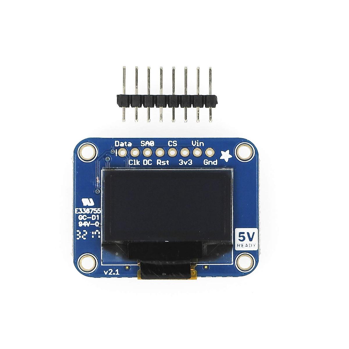Adafruit (PID 326 Monochrome 0.96" 128x64 OLED Graphic Display
