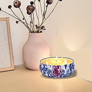 Outdoor and Indoor Citronella Candles, 13.5 oz Scented Candle Set, 3 Jars Candles for Patio Garden Party Yard Home Bedroom, Valentine's Day Gift, Birthday Gift.