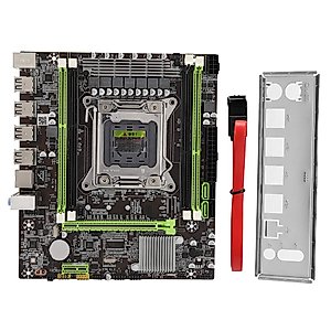 Hopcd Desktop Computer Motherboard, LGA 2011 Motherboard Support 1066/1333/1600 / 1866MHz DDR3+ RTL8111H Gigabit Network Card / SATA3.0+PCI-E /6-Channel Audio Chip