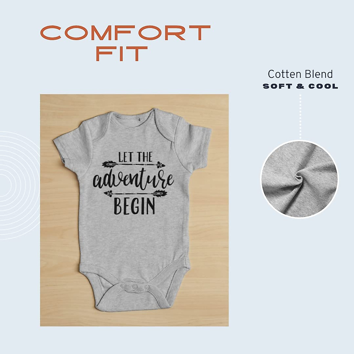 Pregnancy Gift Est 2023 - New Mom and Dad Est 2023 11 oz Mug Set with "Let The Adventure Begin" Romper (0-3 Months) - Top Mom and Dad Gift Set for New and Expecting Parents to Be - Baby Shower