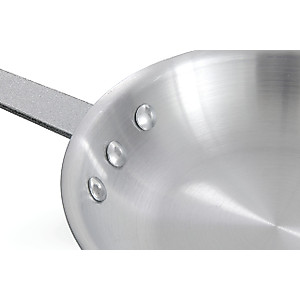 Central Exclusive Keystone 31H-015 Aluminum Fry Pan, 10" Diam., Natural Finish