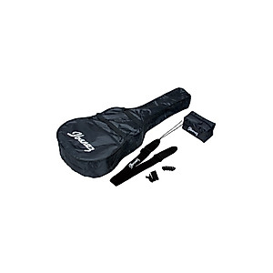 Ibanez 6 String Acoustic Guitar Pack, Ambidextrous, Natural Gloss (IJV50)