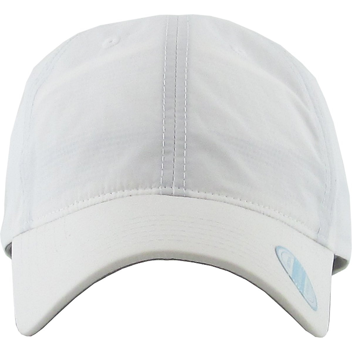 KBETHOS Relaxed Fit Unconstructed Nylon Sports Cap Adjustable Performance Hat … (Adjustable, (Nylon) White)