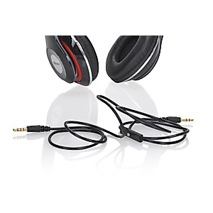 2BOOM MIXX Professional Over Ear Studio Foldable Digital Stereo Bass Wired Headphone Black
