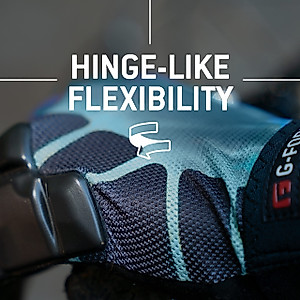 G-Form Sorata Mountain Bike Gloves - Motorcycle & Cycling Gloves for Men & Women - Electric Blue/Black, Adult XS