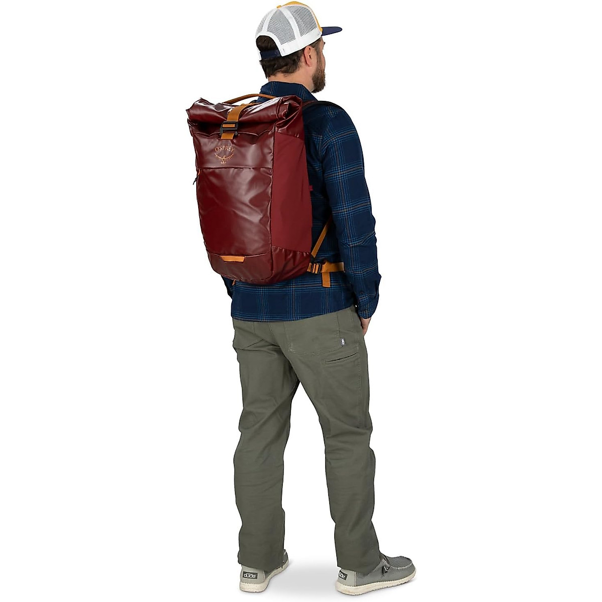 Osprey Transporter Roll Top Laptop Backpack, Black