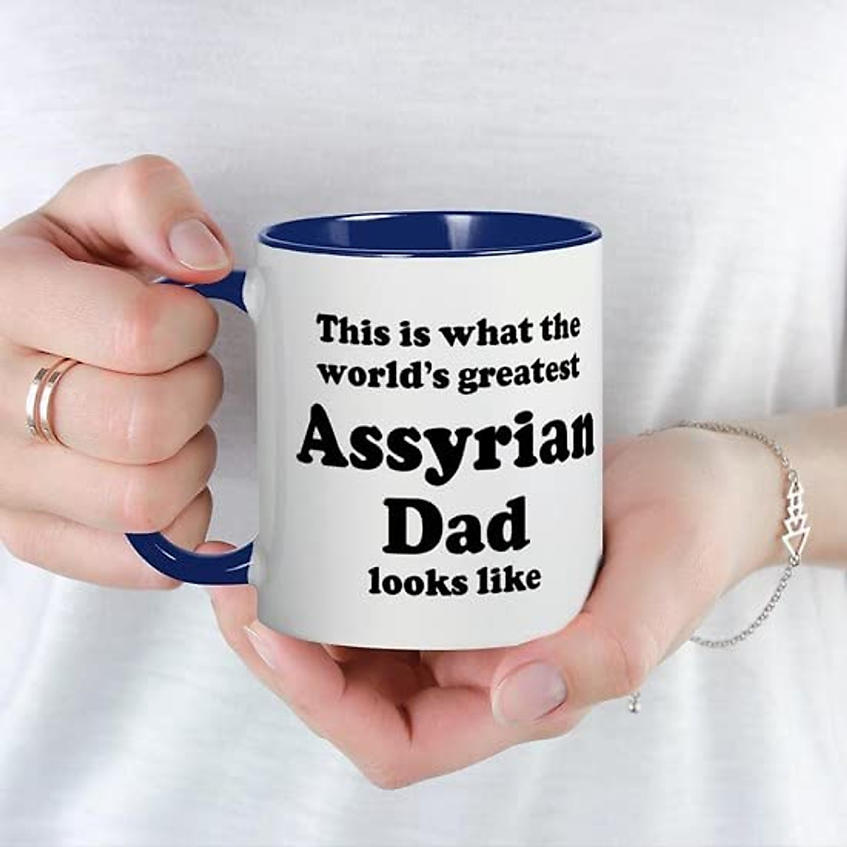 CafePress Assyrian Dad Looks Like Mug Ceramic Coffee Mug, Tea Cup 11 oz