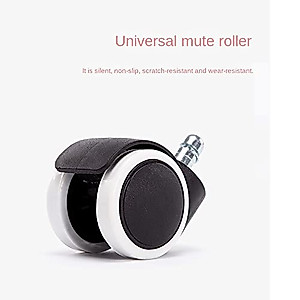 ZLXDP Ergonomic Leather Chair Girls Home Office Comfortable Game Swivel Chair Gamer Live Computer Chair (Color : D, Size : 1)