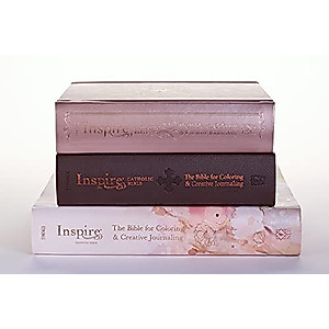 Tyndale NLT Inspire Catholic Bible (Hardcover, Rose Gold): Catholic Coloring Bible–Over 450 Illustrations to Color and Creative Journaling Bible Space, Religious Gifts That Inspire Connection with God