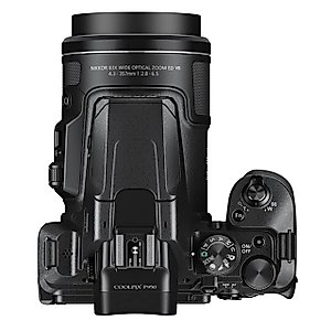 Nikon COOLPIX P950 16MP 83x Optical Digital Point and Shoot Camera + 128GB Memory + LED Video Light + Case + Filters + 3 Piece Filter Kit + More (24pc Bundle)