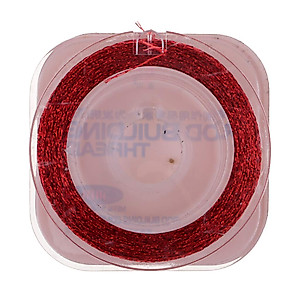 Baosity Nylon Whipping Wrapping Thread for Fishing Rod Guides 50m/55yds, Red