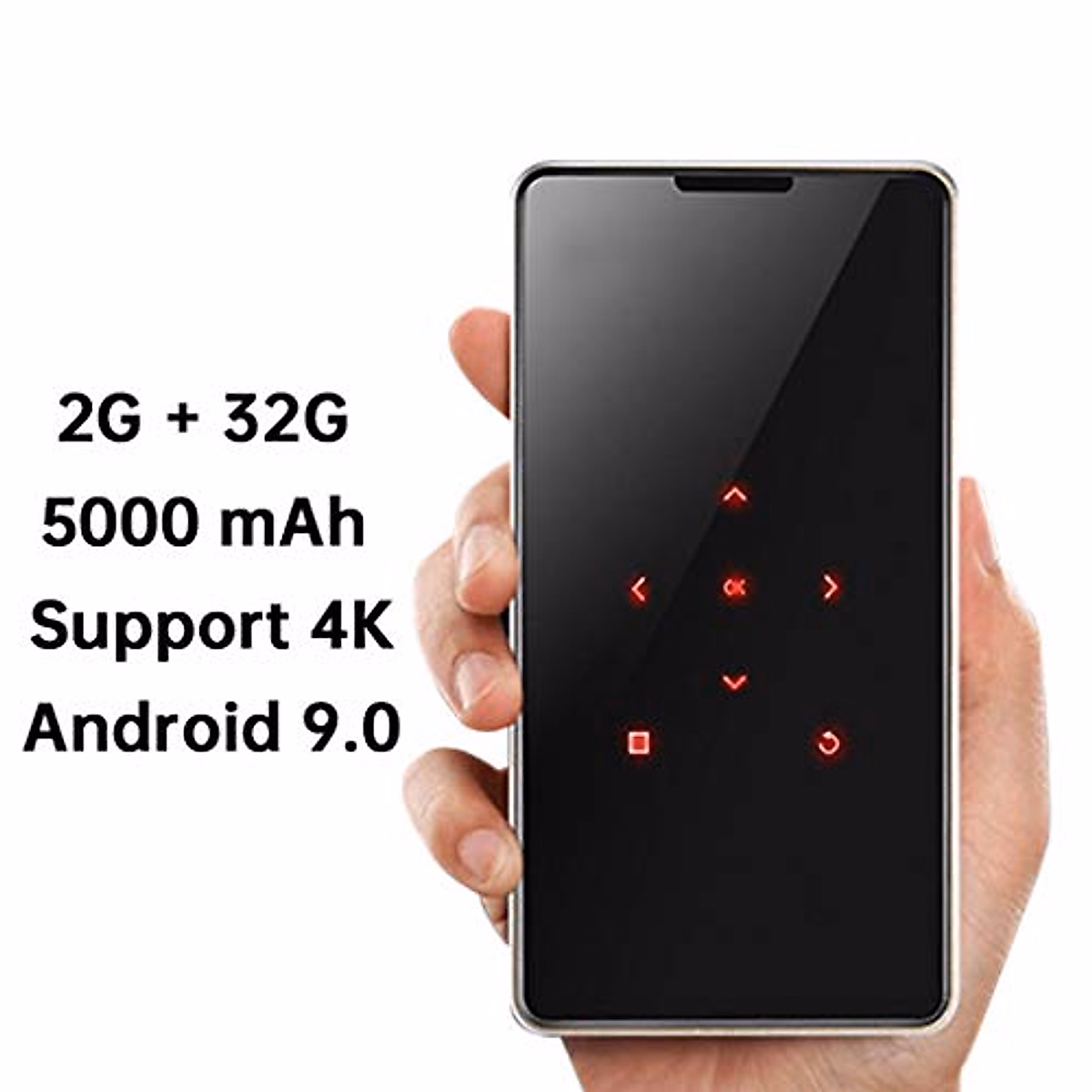 N/A Mini Portable DLP Android Projector, Home Theater Support 4K Mobile Phone ( Size : 8GB )