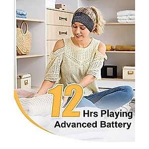 ASMRBAND Sleep Headphones Wireless Sleeping Headband Sleeping Headphones for Side Sleepers, Christmas Stocking Stuffers Birthday Gifts for Women Men