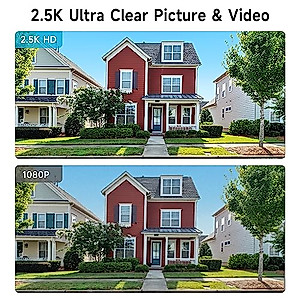 XVIM 4MP Solar Security Camera Wireless Outdoor, 2.5K HD Video, Home Security Surveillance Camera with Full Color Night Vision, 360°Pan/Tilt, 2.4GHz WiFi, PIR Detection, Remote Access & Live Alarm