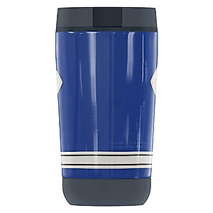 THERMOS Power Rangers Blue Ranger Emblem GUARDIAN COLLECTION Stainless Steel Travel Tumbler, Vacuum insulated & Double Wall, 12 oz.