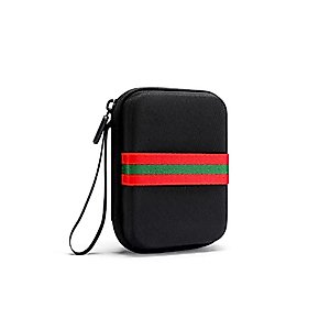 LUESBOEK Hard Carrying Case for Handheld Game Console RG35XX RG353V (Black)