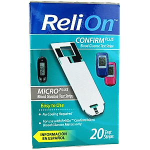 Relion Confirm/Micro Test Strips 20 Ct
