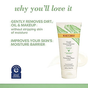 Burt's Bees Face Cleanser, Facial Wash for Sensitive Skin, Natural Skin Care, 6 Ounce (Packaging May Vary)