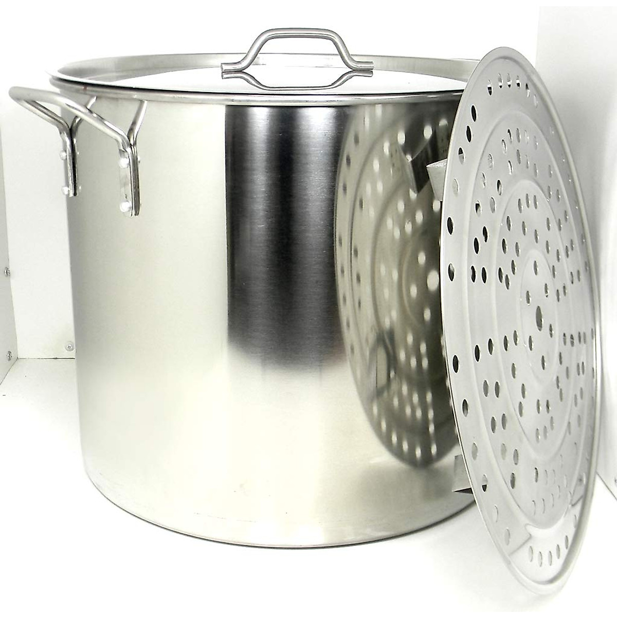 60 Quart Stainless Steel Stock Pot - Versatile Cooking Essential