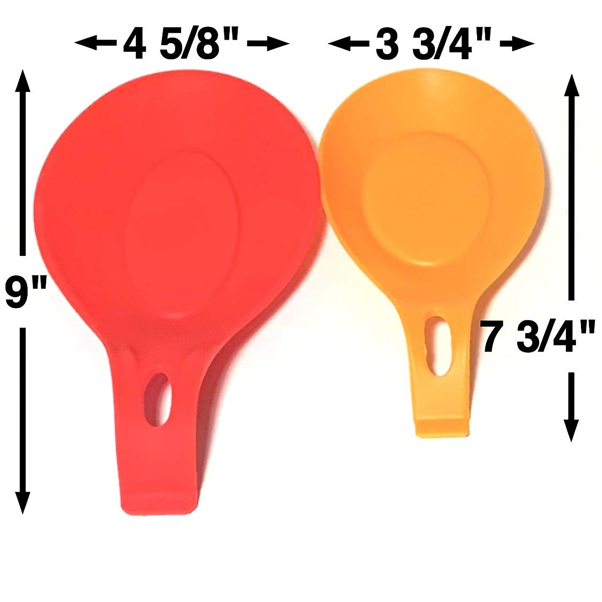 WillourGarbry Spoon Rest Utensil Holder Set of 4 Large and Small Food Grade Silicone Includes Funnel and Coaster