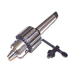 1/32"- 5/8" Heavy Duty Key Type Drill Chuck with MT3 (Morse Taper 3) Shank