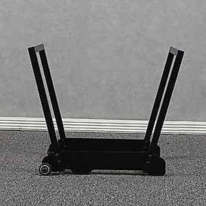 Firewood Rack Outdoor Indoor Heavy Duty Wood Rack for Firewood Log Rack Wrought Iron Fire Wood Holder Outdoors Wood Storage Stand Tubular Wood Pile Lumber Storage Stacking Log Bin Black,Small