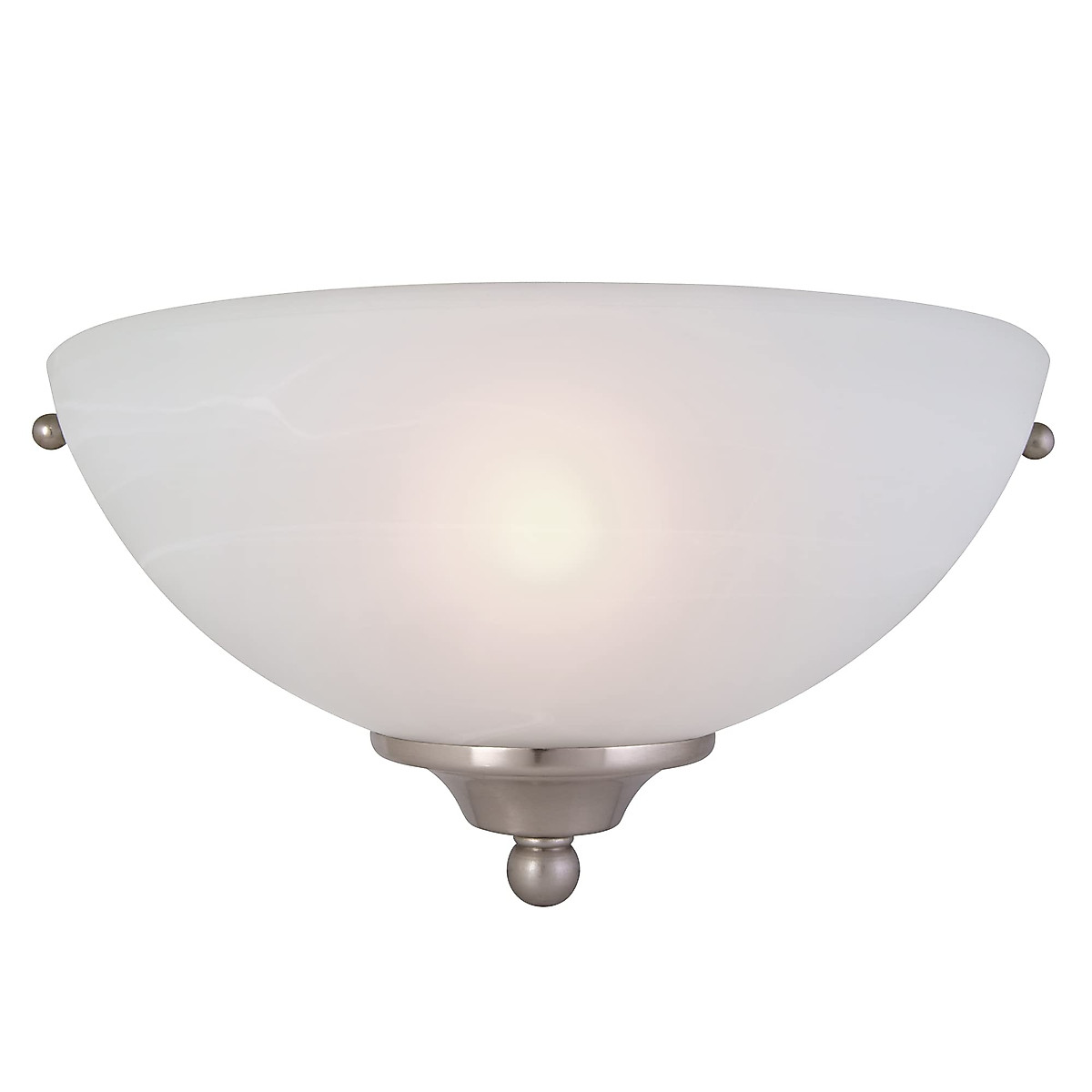 Design House 511584 Millbridge 1 Light Wall Light, Satin Nickel