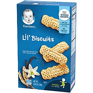 Gerber Graduates Lil Biscuits Vanilla Wheat 4.44 OZ