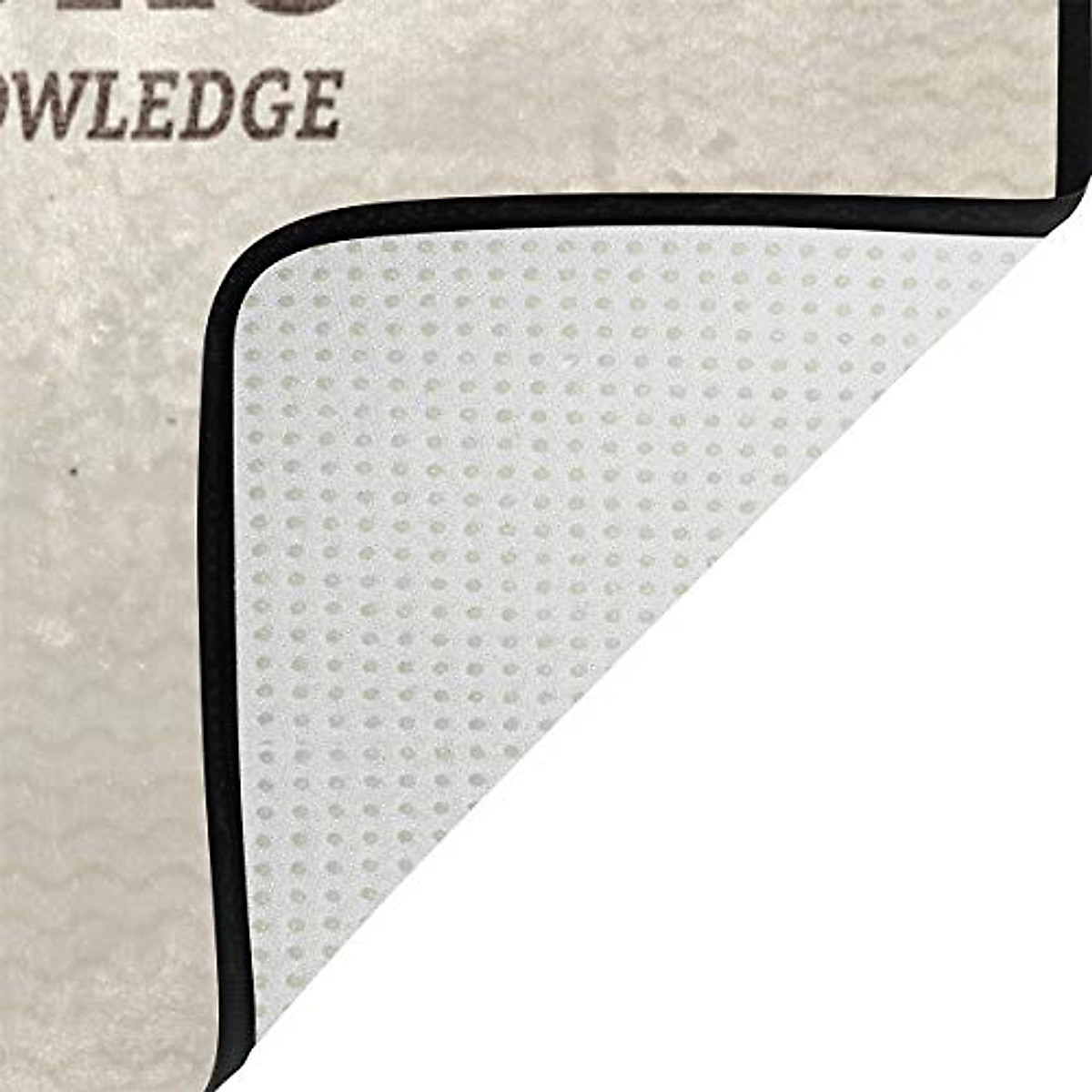 ALAZA Vintage Educational Key with Books Area Rug Rugs for Living Room Bedroom 7' x 5'