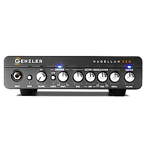 Genzler MG-350 Magellan Bass Amplifier Head - 175W/8ohm, 350W/ 4ohm/ 2.67ohm