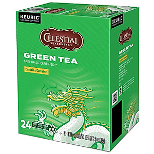 Celestial Seasonings Authentic Green Tea, K-Cup Portion Pack for Keurig K-Cup Brewers, 24-Count