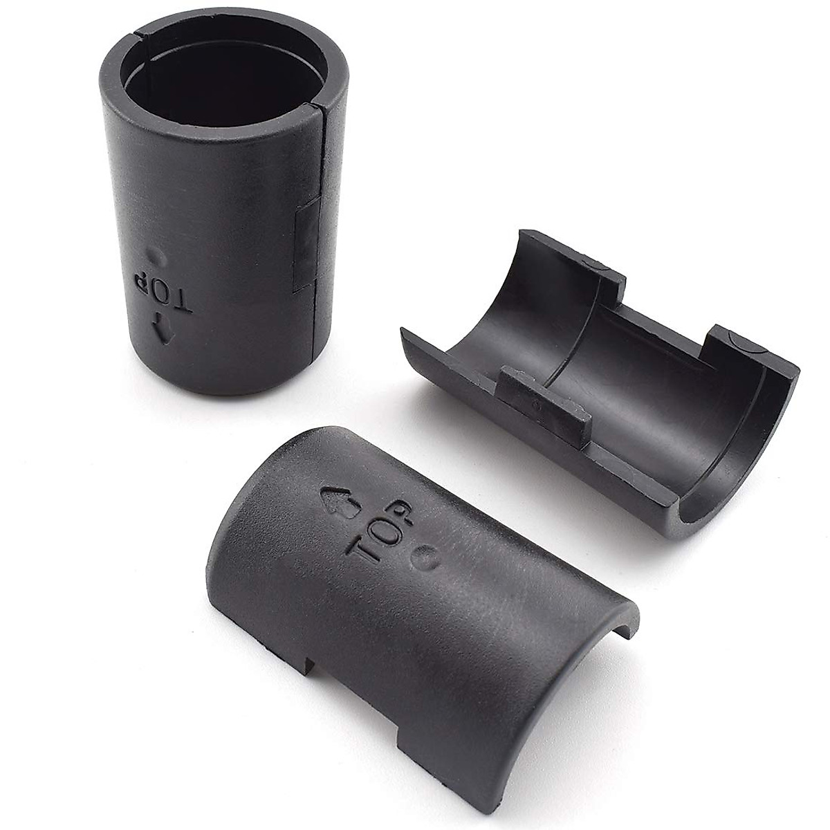 SDTC Tech Wire Shelving Shelf Lock Clips and Pole Butt Connectors for 1 Inch / 25.4 mm Metal Rack Unit Replacement (4 pcs Connectors & 12 pairs Shelf Clips)