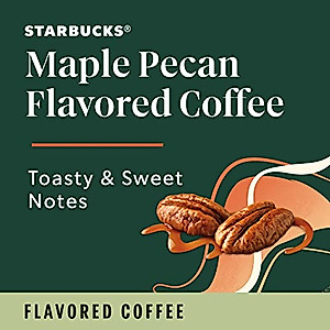 Starbucks Coffee K-Cup Pods—Maple Pecan Flavored Coffee—Naturally Flavored—100% Arabica—6 boxes (60 pods total)