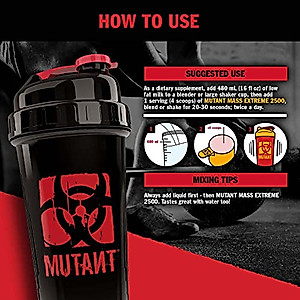 Mutant Mass Extreme Gainer 6lb Triple Chocolate and Creakong CX8 249 g Bundle