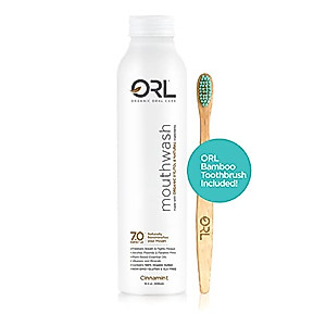 ORL Natural & Organic Mouthwash Uniquely Formulated to Clean Your Mouth Whiten Your Teeth Strengthen Tooth Enamel